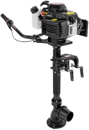Amazon.com: HANGKAI 4 Stroke 6 HP Outboard Boat Motor, 7.5HP Heavy Duty Fishing Boat Engine ...