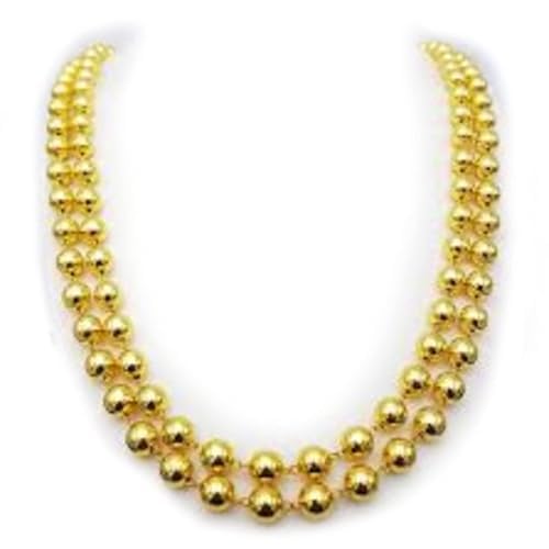 Buy Swami-KOLHAPURI BORMAL,MAHARASHTRIAN, Gold plated ROUND Bead Mala ...