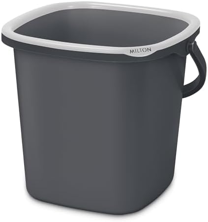 Milton Swish Plastic Bucket with Handle, 25 litres, Grey | Home ...