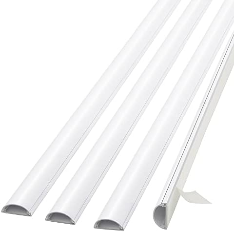 Cord Cover Wall, 142in One-Cord Channel Cord Hider Wall, Mini Size Wire ...