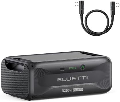 Amazon.com: BLUETTI B300K Expansion Battery, 2764.8Wh LiFePO4 Pack for ...