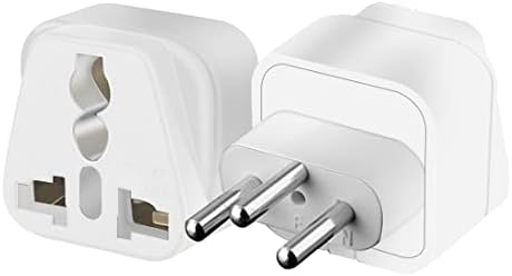 Amazon.com: Strhowill (2pack) Switzerland Standard 3 pin Plug to a ...