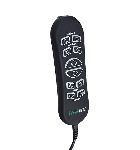 Snapklik.com : 10-Button Hand Control For Pride VivaLift Lift Chairs