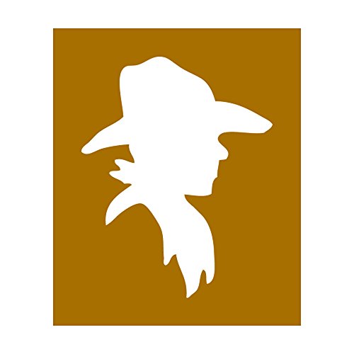 Buy Auto Vynamics - Stencil-Cowboy-Profile - Cowboy Head Profile ...