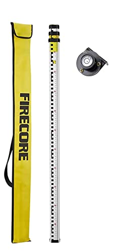 Firecore Telescopic Levelling Staff Telescopic Rod 3m 3 Sections ...