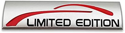 Amazon.com: Chrome Metal Limited Edition Logo Car Emblem Premium 3D ...