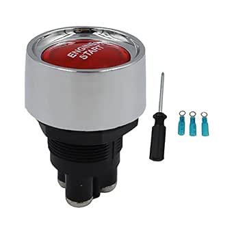 ATORSE® Car Engine Start Stop Push Button Led Light 12/24V Toggle ...
