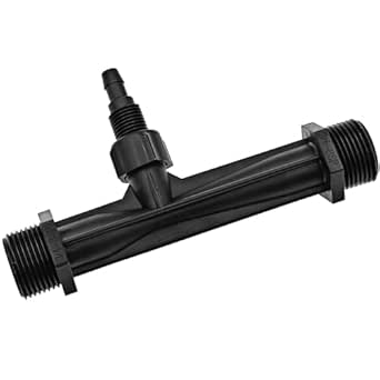 Amazon.com : BOKWORE 1 PCS Black Venturi Injector 3/4 Inch Venturi ...