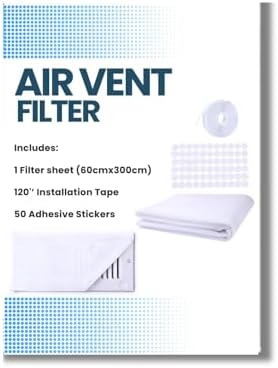 AC Air Vent Filters 60 x 300 cm Complete Air Conditioner Filter Sheet ...