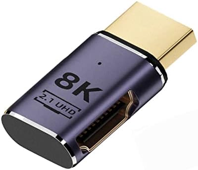 Amazon.com: CY 8K Cable HDMI Male to HDMI 2.1 Female Flat Horizontal 90 Degree Right Angled UHD ...