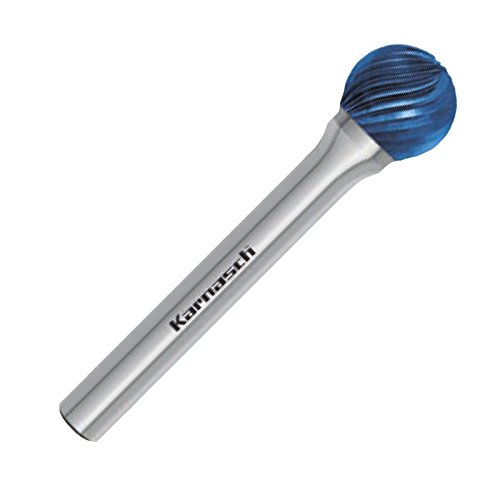 Karnasch 115030.045 4mm Ball Shape Blue Tec Coated Carbide Burr Single ...