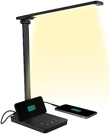 Amazon.co.jp: Cordless Desk Light, LED, Desk Stand, USB Rechargeable ...