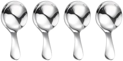 Amazon.com: PHAETON 8PCS Silver Stainless Steel Short Handle Soup ...