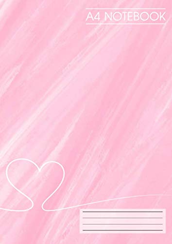 A4 Notebook: A4 Notebook 70 Sheets with Numbered pages : A4 Notebook ...