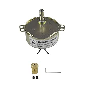 CHANCS Motor sincrónico TYC-50 110V 5-6RPM Motor giratorio con conector ...