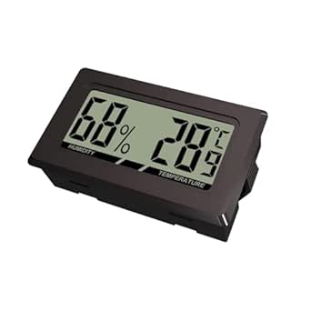 Lcd Digital Hygrometer Thermometer, ni Hygrometer Humidity Meter ...