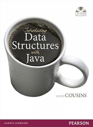 Introducing Data Structures with Java: COUSINS DAVID: 9788131758649 ...