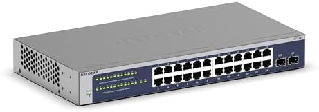Amazon.com: NETGEAR 24-Port Gigabit Ethernet Smart Switch (GS724T ...