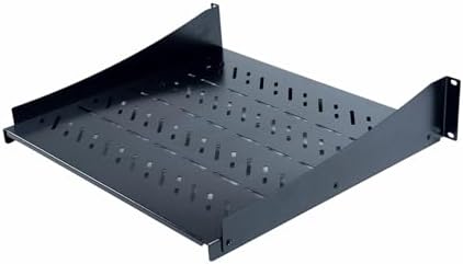 Amazon.com: Fbyuitap 2U Server Rack Shelf Universal Vented Rack Mount ...