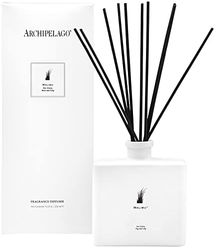 Amazon.com: Archipelago Botanicals Havana Reed Diffuser, Home Fragrance ...