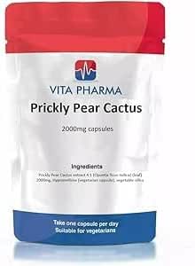 VITA PHARMA Prickly Pear Cactus 2000mg 60 Capsules : Amazon.co.uk ...