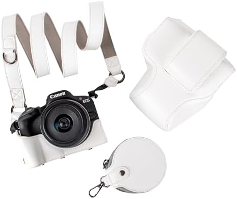 Amazon.com : MUZIRI KINOKOO EOS R50 R100 Case, Retro PU Leather ...