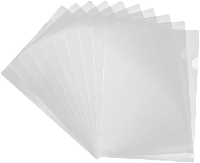 Amazon.com : YIRUZWRD 20 Pack Document Clear Plastic Folder Copy Safe ...