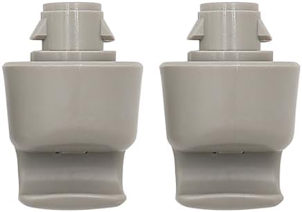 Amazon.com: Pack of 2 Grey Interior Sun Visor Hook Clip Bracket ...