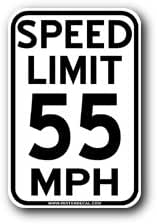 Amazon.com: Speed Limit 55 Mph Sign : Home & Kitchen