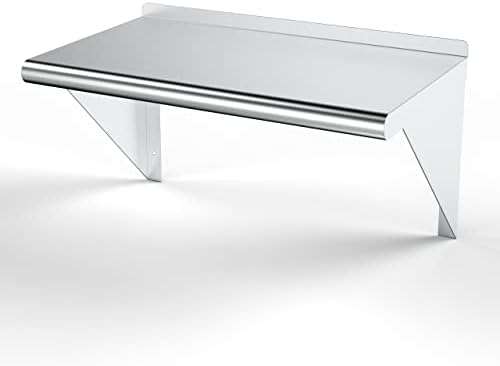 Amazon.com: KPS Stainless Steel Wall Mount Shelf – 18" x 30" NSF ...