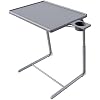 Amazon.com: HUANUO Adjustable TV Tray Table - TV Dinner Tray on Bed ...