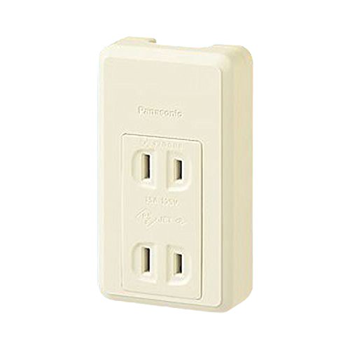 Amazon.co.jp: Panasonic Refine Series 100 V Exposed Double Outlet Full ...