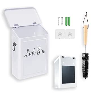 Amazon.com: Magnetic Lint Bin for Laundry Room – Metal Hanging Lint Box ...