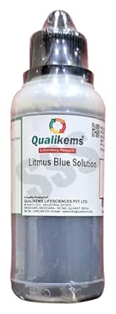 Litmus Blue Solution 125ml (QUALIKEMS) : Amazon.in: Industrial & Scientific