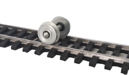 Buy HO Scale Metal Axle Wheels A Set of 8, DIY Model Train (10 mm MS ...