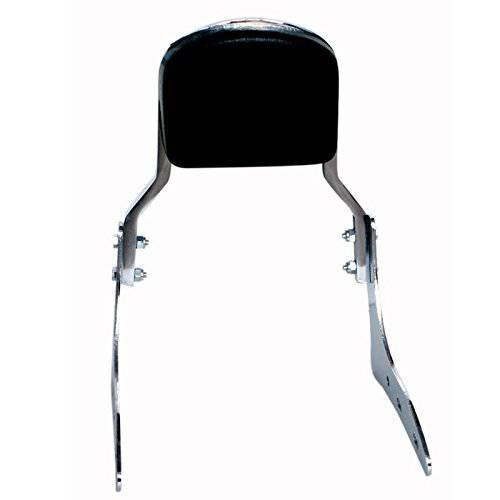 GOLSM Bullet Harley Backrest/Back Rest Back Support Cushion Pillion ...