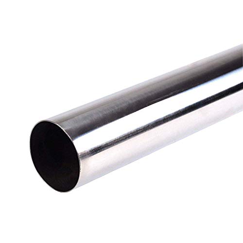 BLACKHORSE-RACING T304 Stainless Steel Straight Exhaust Pipe - Want It All
