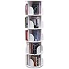 Amazon.com: ZAWAYINE 5 Tier Rotating Bookshelf 360°Revolving Bookcase ...