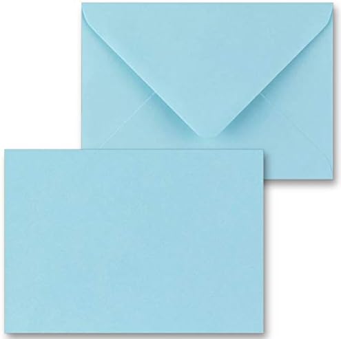 arkCRAFT 25 x C6 Premium Envelopes 100gsm 114mm x 162mm (Baby Blue ...