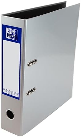 Oxford A4 Lever Arch Files, Red/Black/Blue Pack of 3, Heavy Duty ...