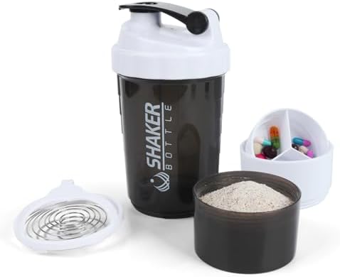 Amazon.com: XTKS Shaker Bottle - Protein Shaker Cup with Storage ...