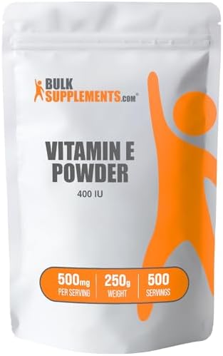 Amazon.com: BulkSupplements.com Vitamin E 400 IU Powder - as D-Alpha ...