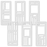 ・ブランド:FineGood・製造元:FineGood・モデル:FG-Record-template-6・製造元/メーカー部品番号:FG-Record-template-6・ドットグリッドの正確なアライメント:この柔軟なマイラーステンシルは...