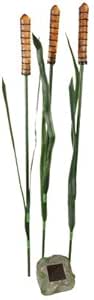 Amazon.com : 3 Light Cattails Solar Stick Light : Landscape Path Lights ...
