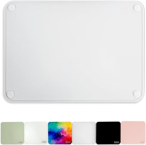 Amazon.com: Glassboard Studio LuxxPad Glass Mouse Pad - Mouse Pad ...