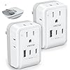 Amazon.com: 2 Pack US to Japan Plug Adapter, VINTAR Foldable Japan Power Adapter with 4 Outlets ...