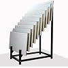 Amazon.com - XPLKQXE Standing Floor Tile Display Rack, Metal Ceramic ...