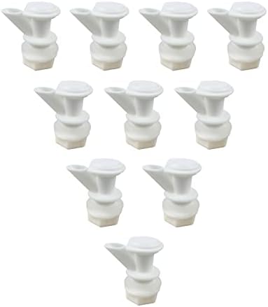 Amazon.com: 2Pcs Push Button Water Spigot White Plastic Cooler Spigot ...