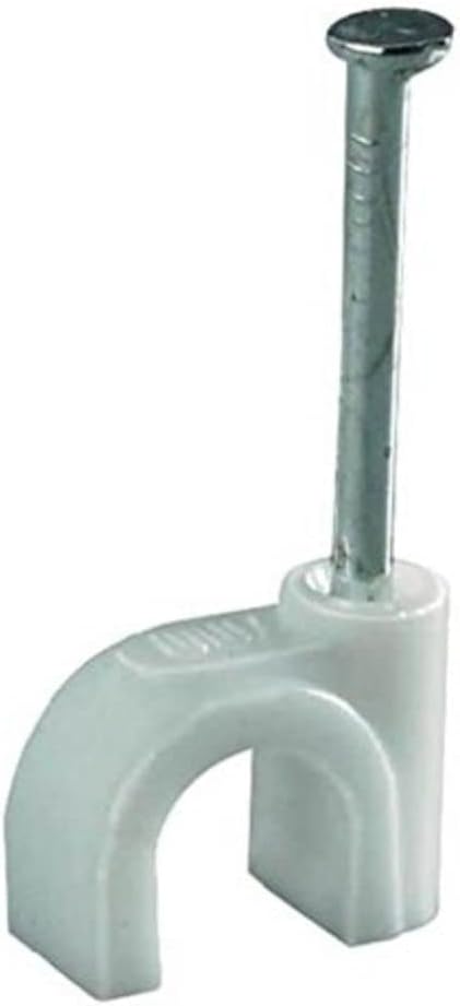 Powerlinkplus 3.5mm Round Black Clips for Telephone cable (Pack Of 100 ...