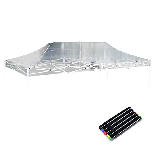 Snapklik.com : 10x20Ft Instant Tent Pop Up Cover Canopy Replacement Top ...